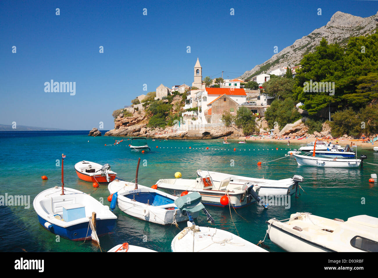 Pisak, Croatia, Makarska Riviera Stock Photo - Alamy