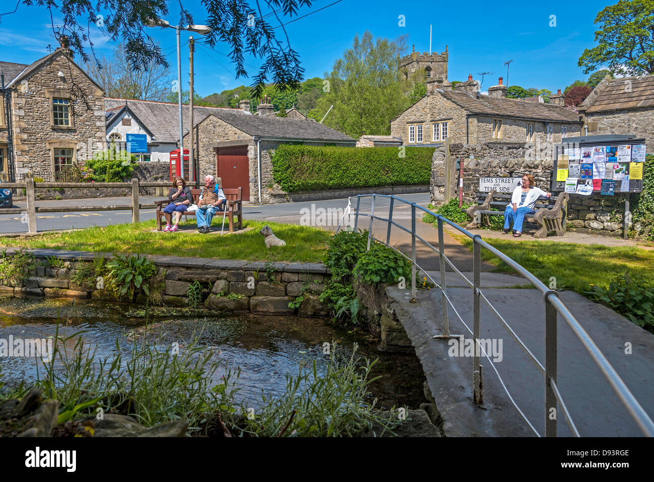 Giggleswick North Yorkshire England North West Stock Photo - Alamy