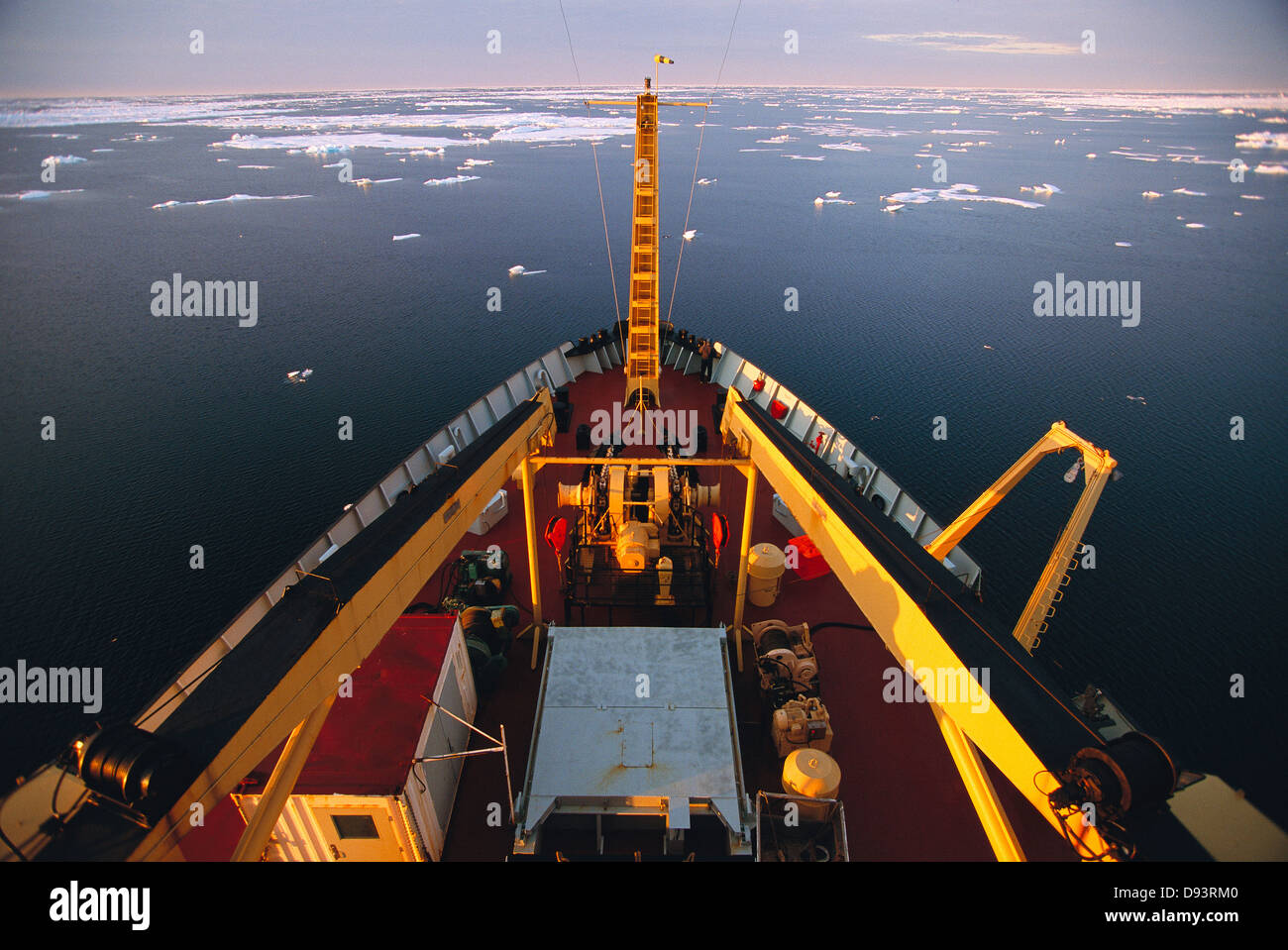 Ice-breaker on the sea Stock Photo - Alamy
