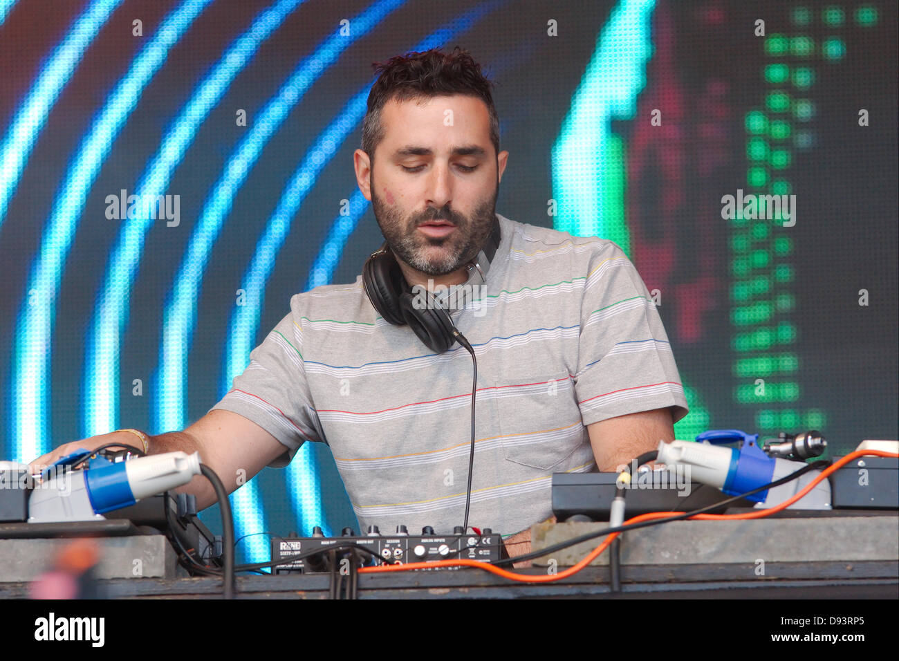 Loch Ness, UK. 8th June, 2013. DJ Yoda performs at the RockNess music ...
