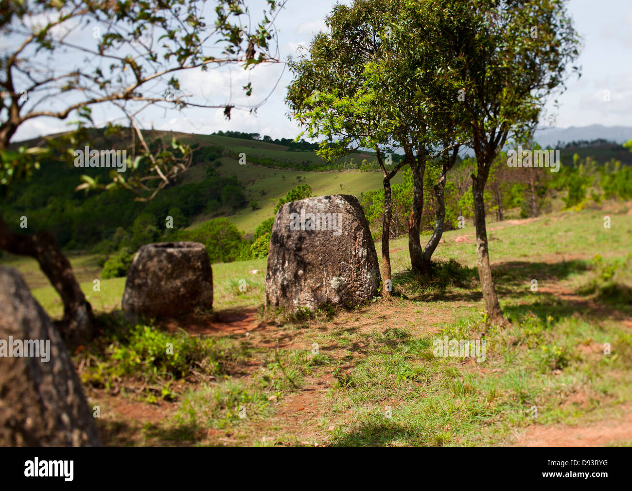 Plain Of Jars On Xieng Khuang Plateau, Phonsavan, Laos Stock Photo - Alamy