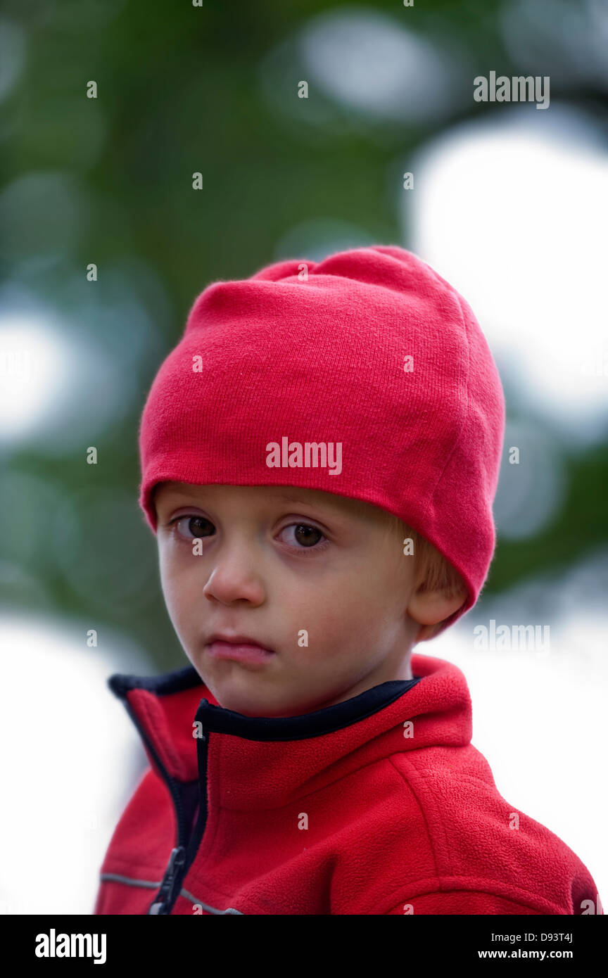 Boy wearing hat sweater hi-res stock photography and images - Alamy