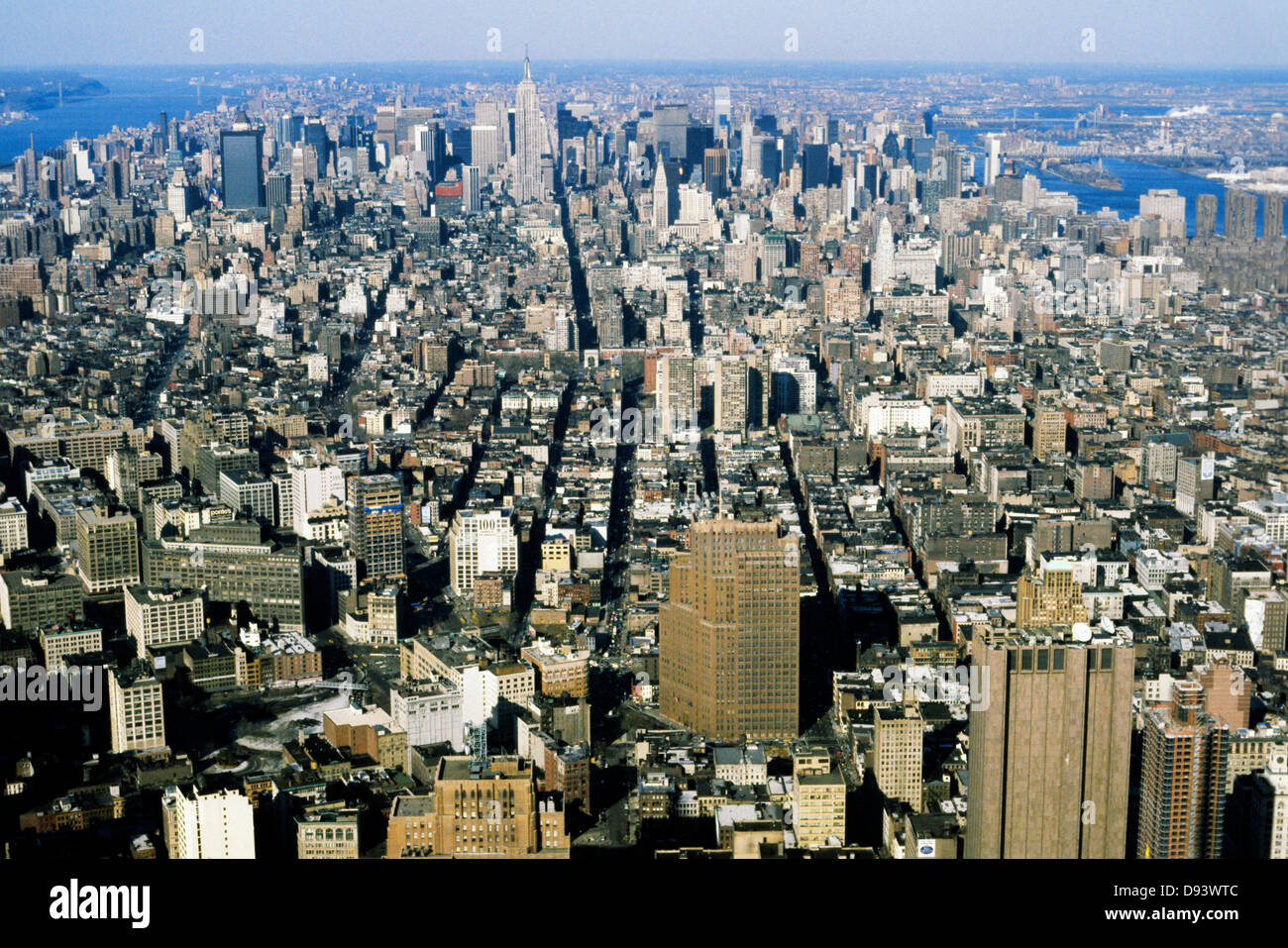 Aerial view of city Stock Photo - Alamy
