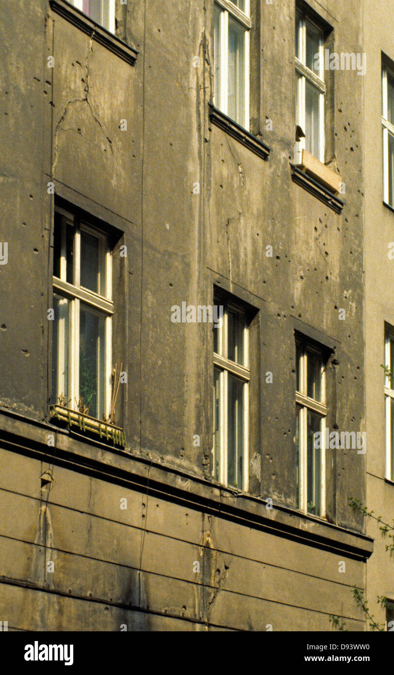 Decaying exterior of building Stock Photo - Alamy