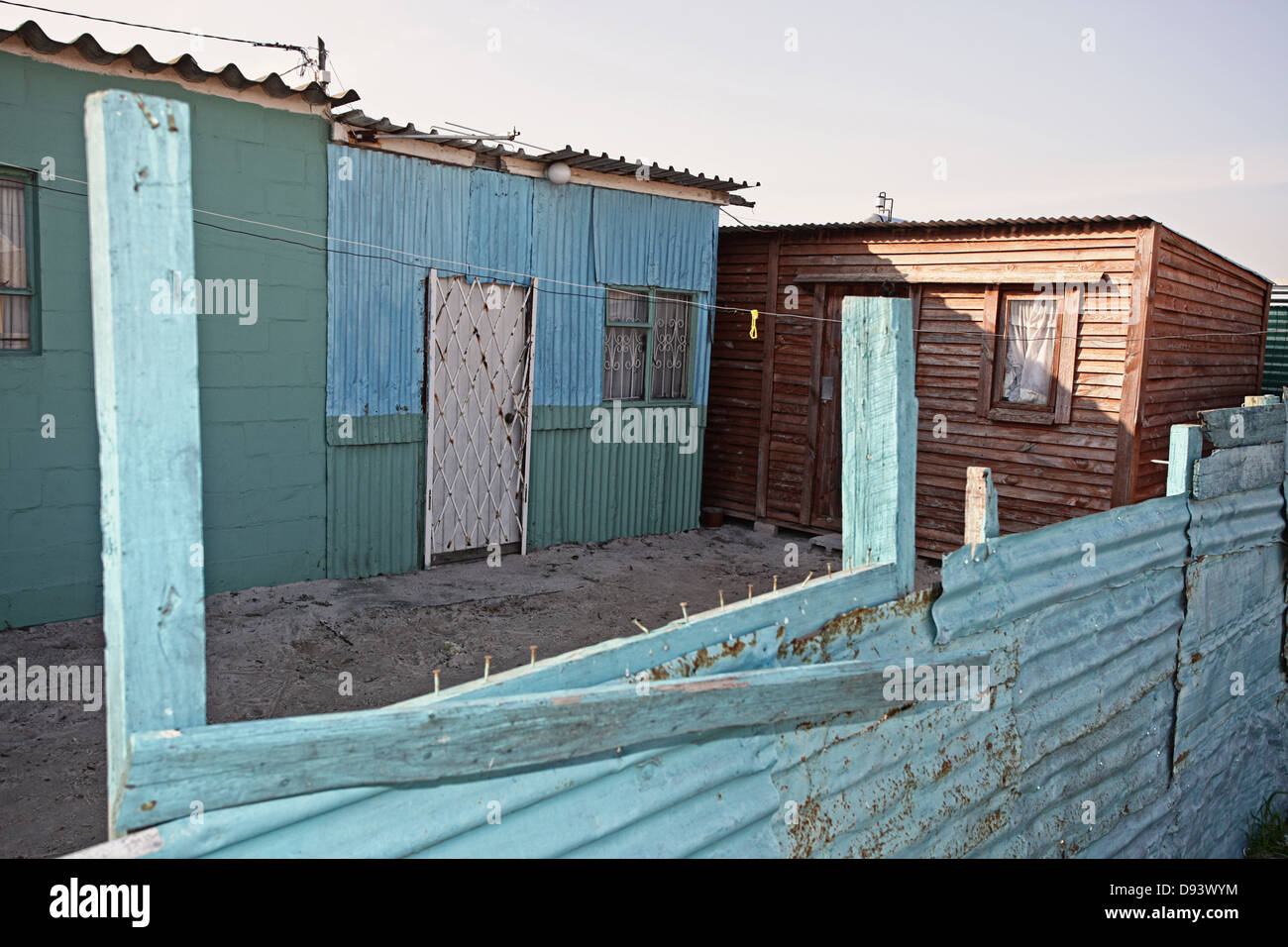 Photos of daily life in the township of Delft, South Africa Stock Photo ...