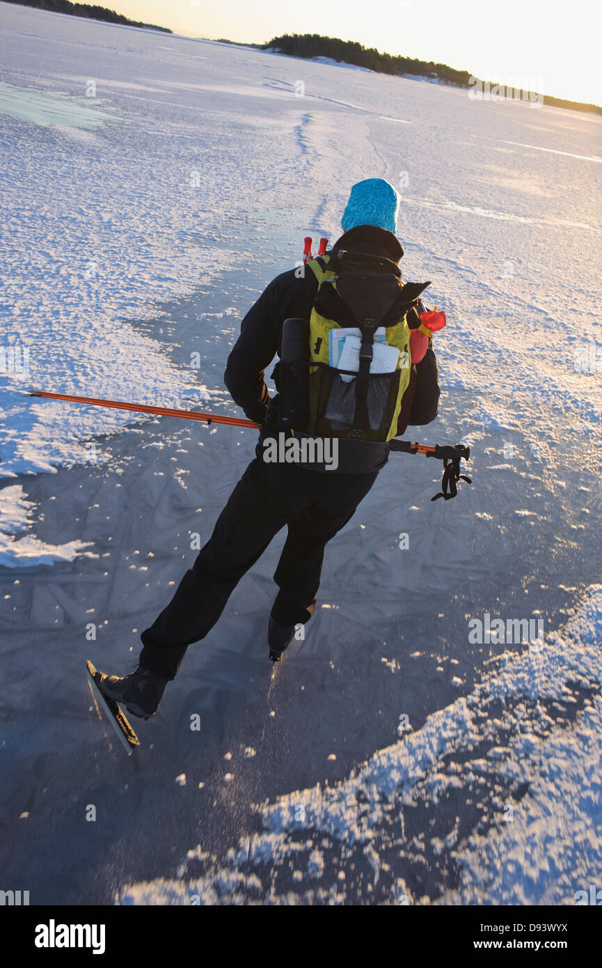 Speed skating ice vertical hi-res stock photography and images - Alamy