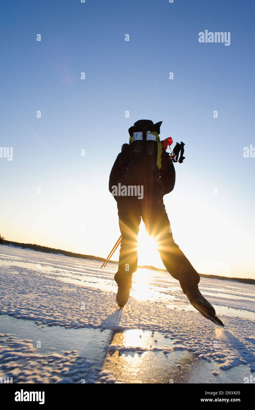 Speed skating ice vertical hi-res stock photography and images - Alamy