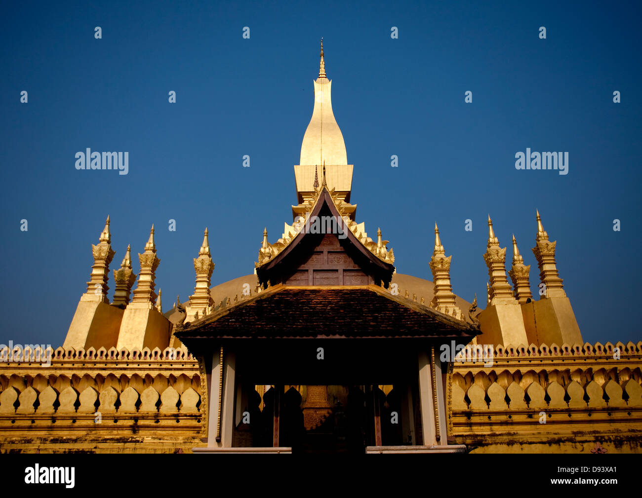Stupa That Luang, Vientiane, Laos Stock Photo - Alamy