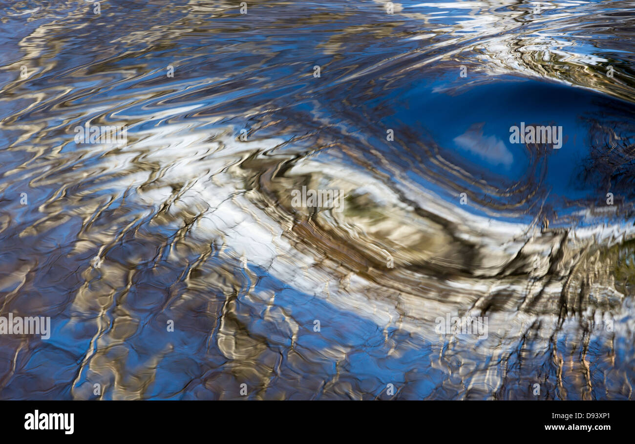 Water surface reflection Stock Photo - Alamy