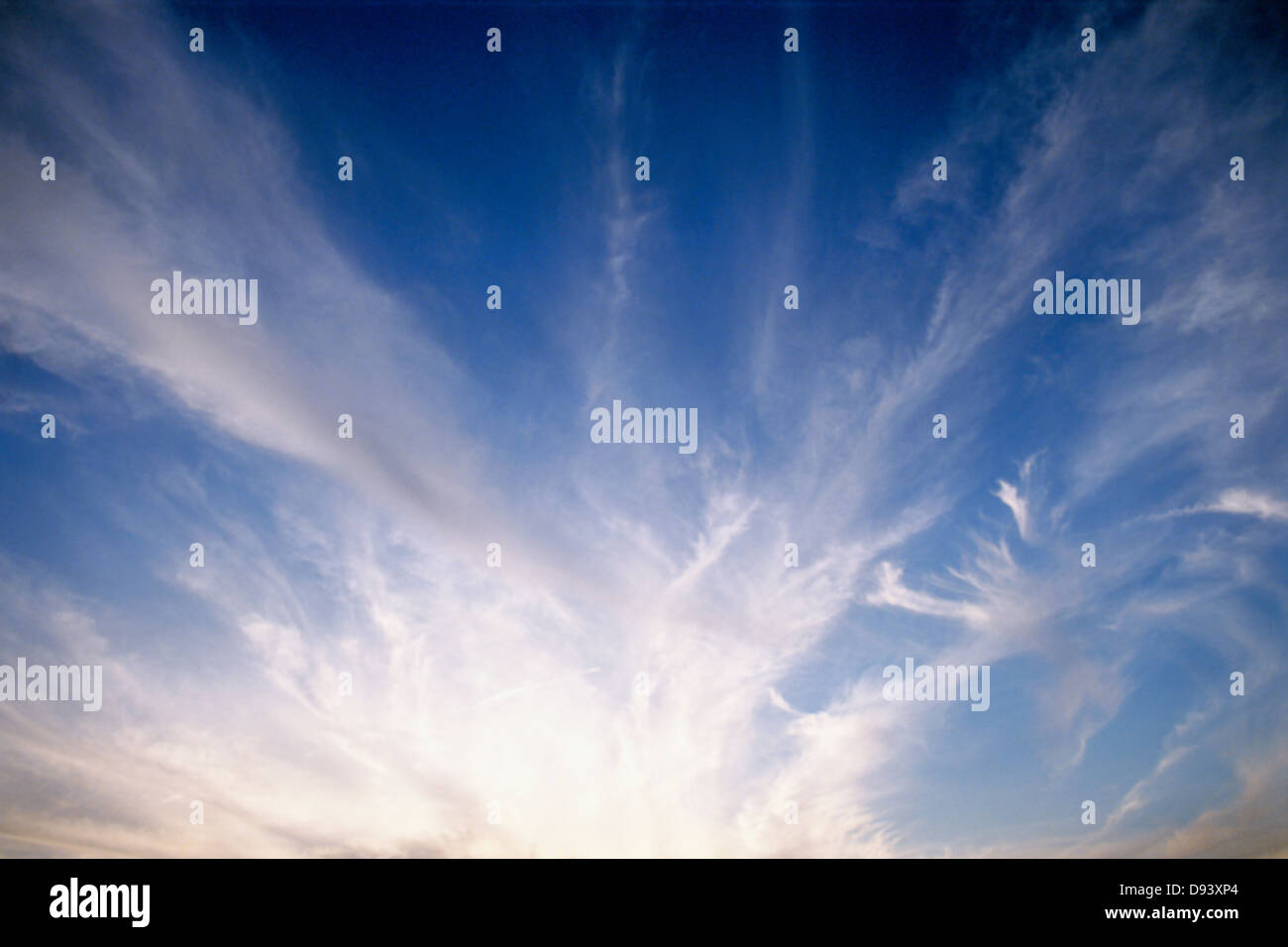 Cloudy sky, low angle view Stock Photo - Alamy