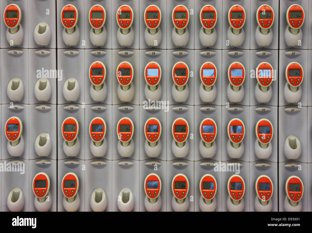 Bar codes on wall in grocery shop Stock Photo - Alamy