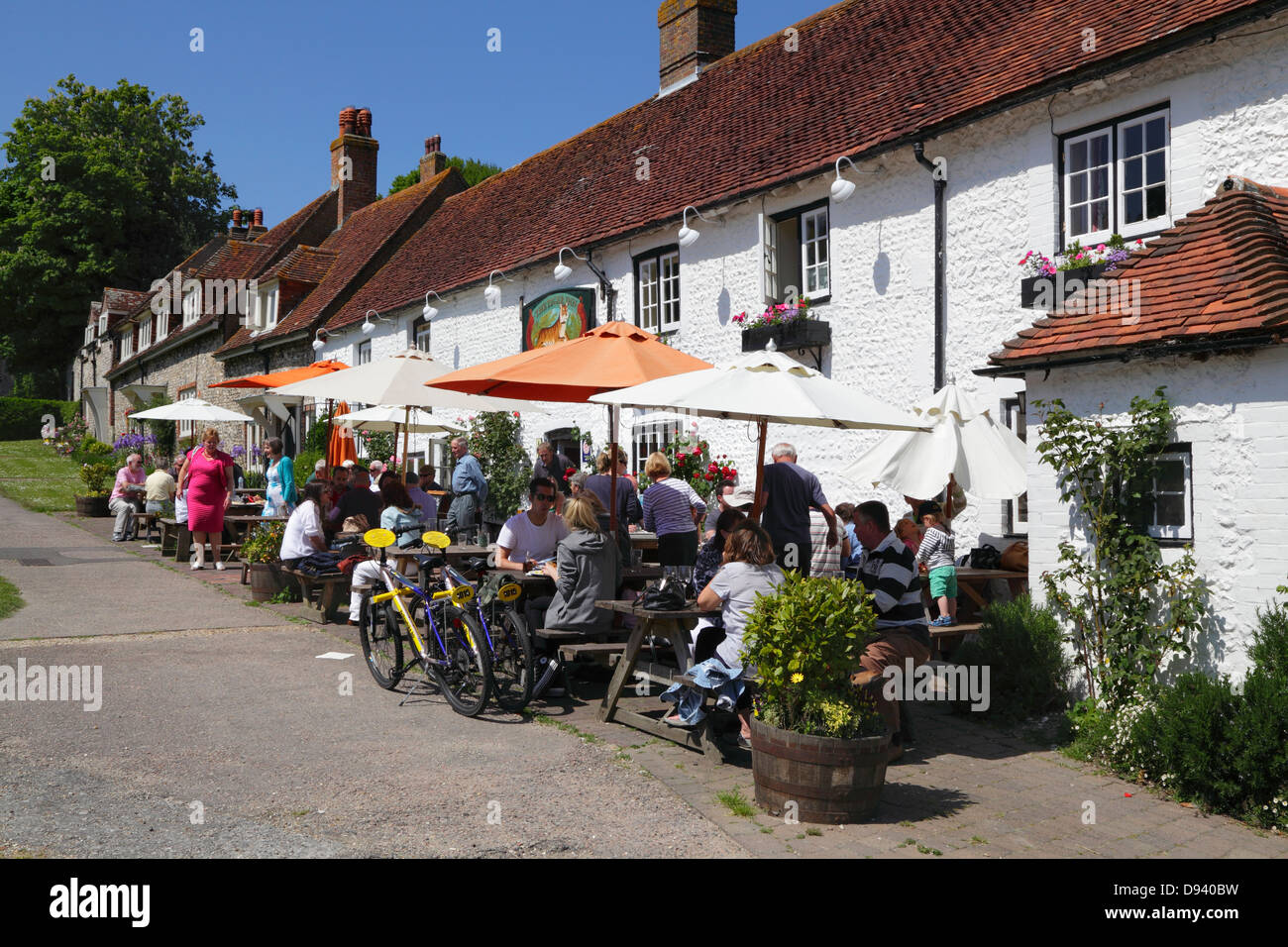 The Tiger Inn, East Dean, popular with walkers and cyclists, East ...