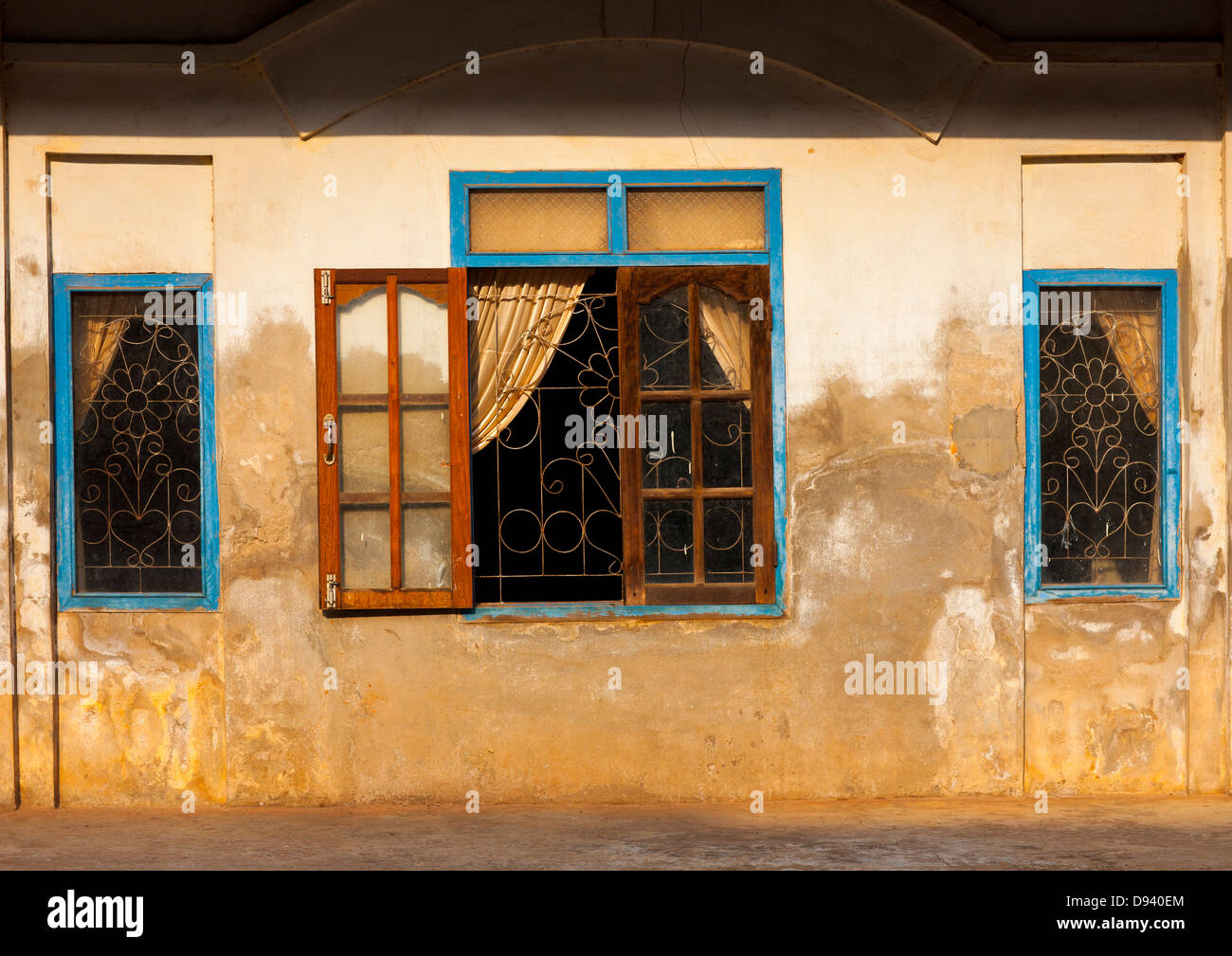 Old French Colonial House, Savannakhet, Laos Stock Photo - Alamy