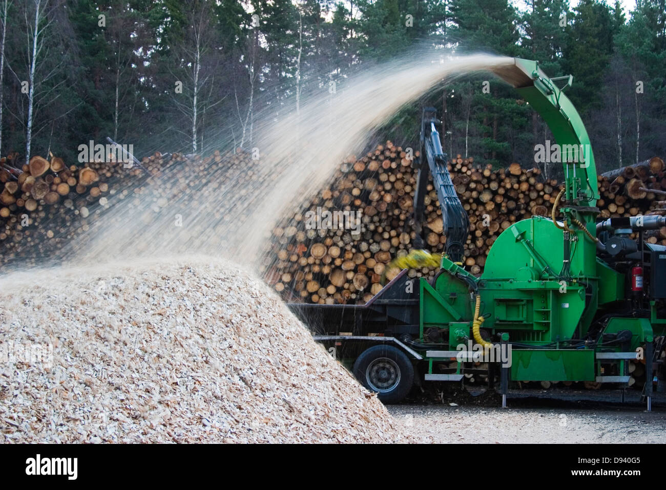 Forest industry, Sweden Stock Photo - Alamy