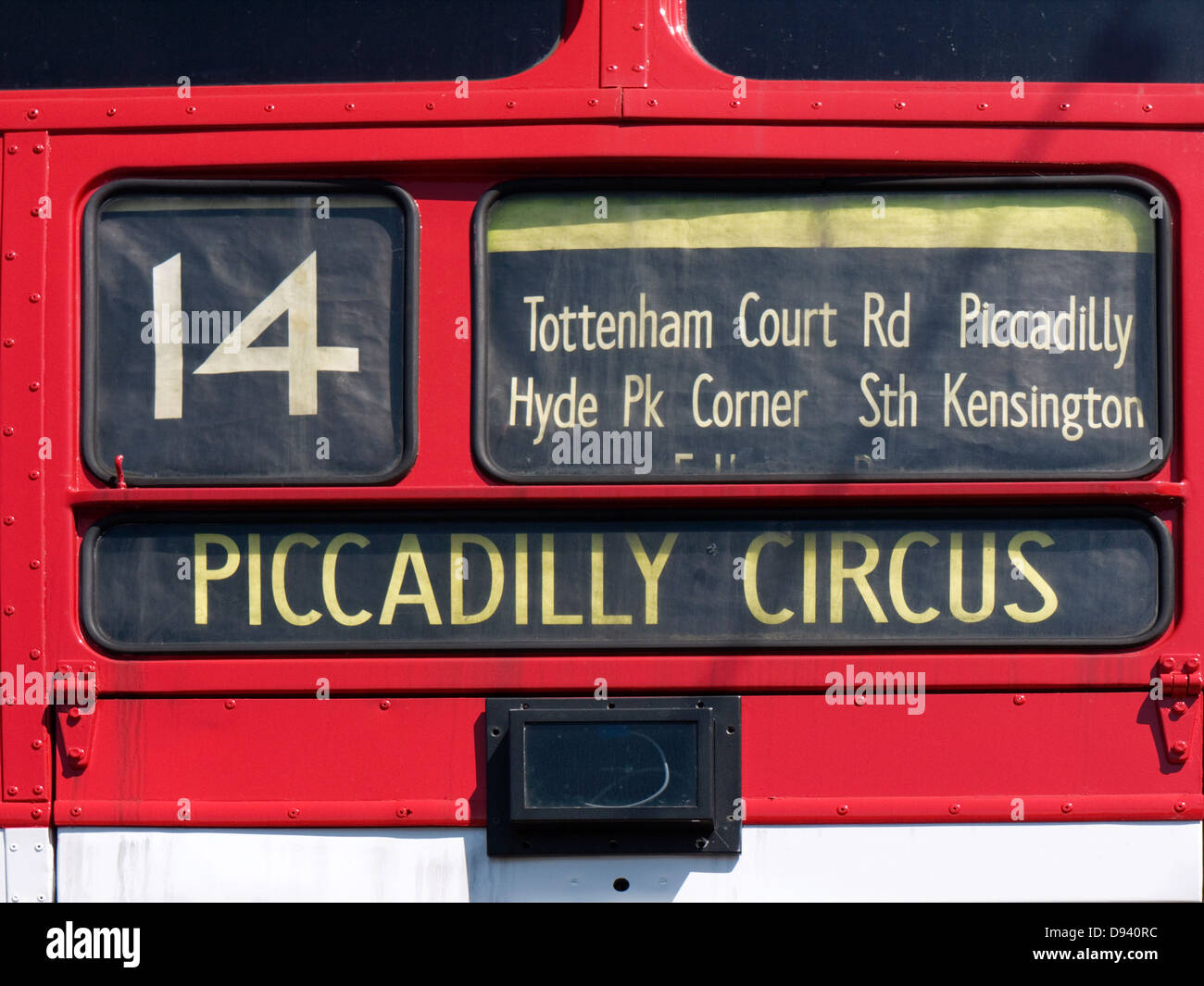 Number 14 bus route hi-res stock photography and images - Alamy