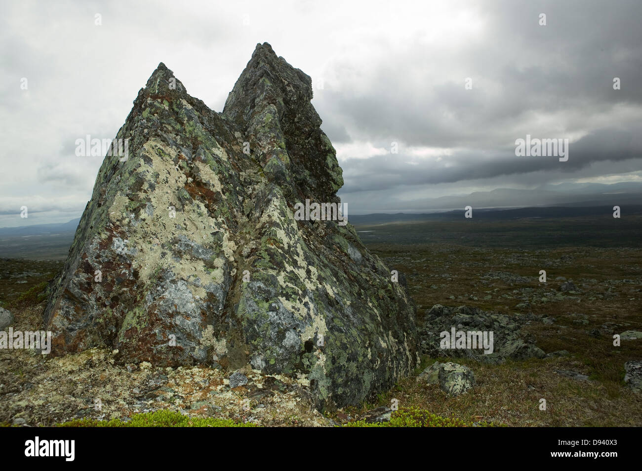 Rocks on mountain, Harjedalen, Sweden Stock Photo - Alamy