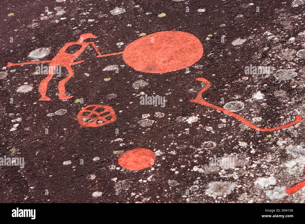 close-up of cave painting Stock Photo - Alamy