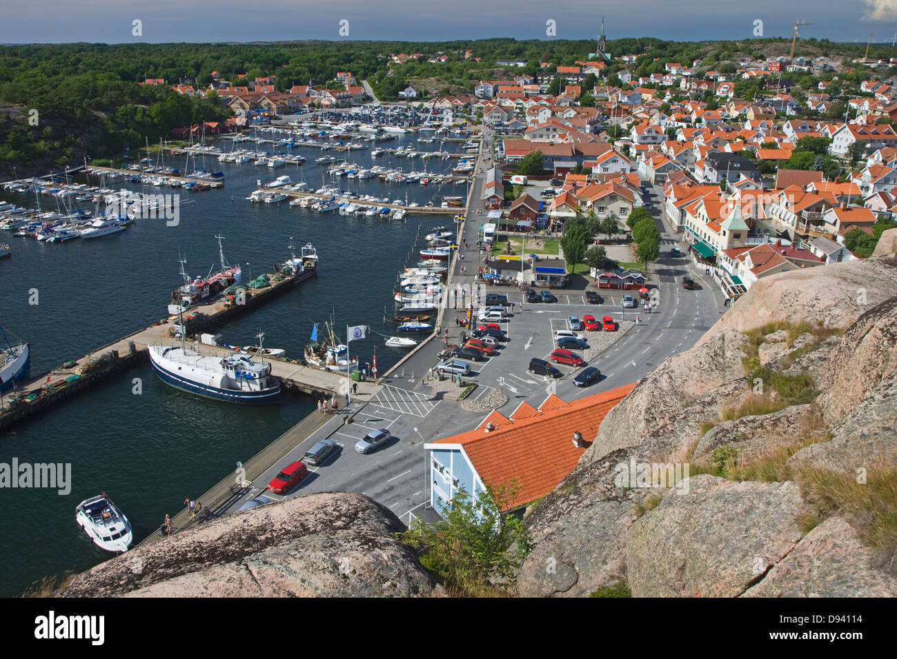 View of harbour Stock Photo - Alamy