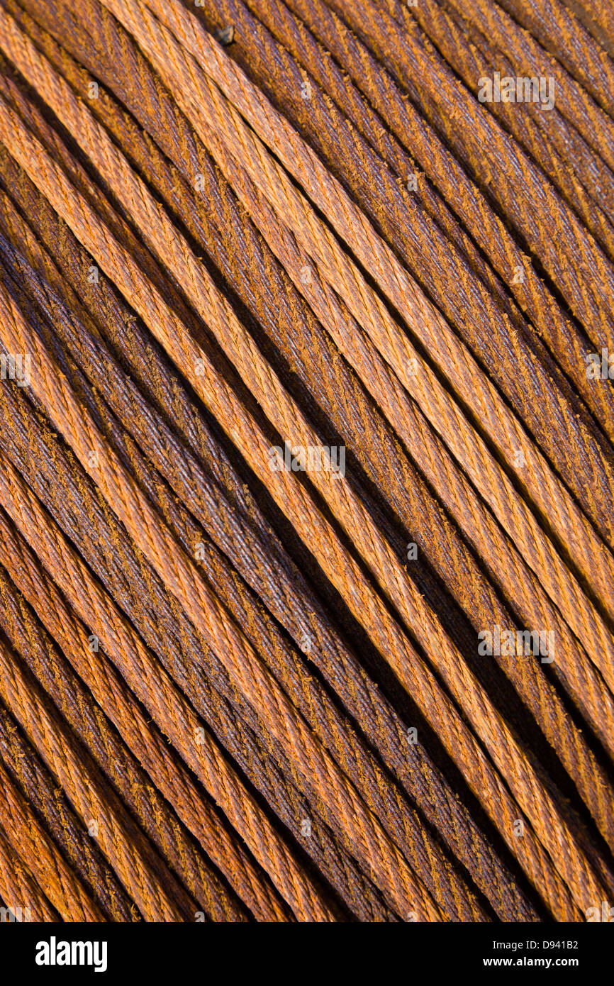 Rusty wire, Sweden Stock Photo - Alamy