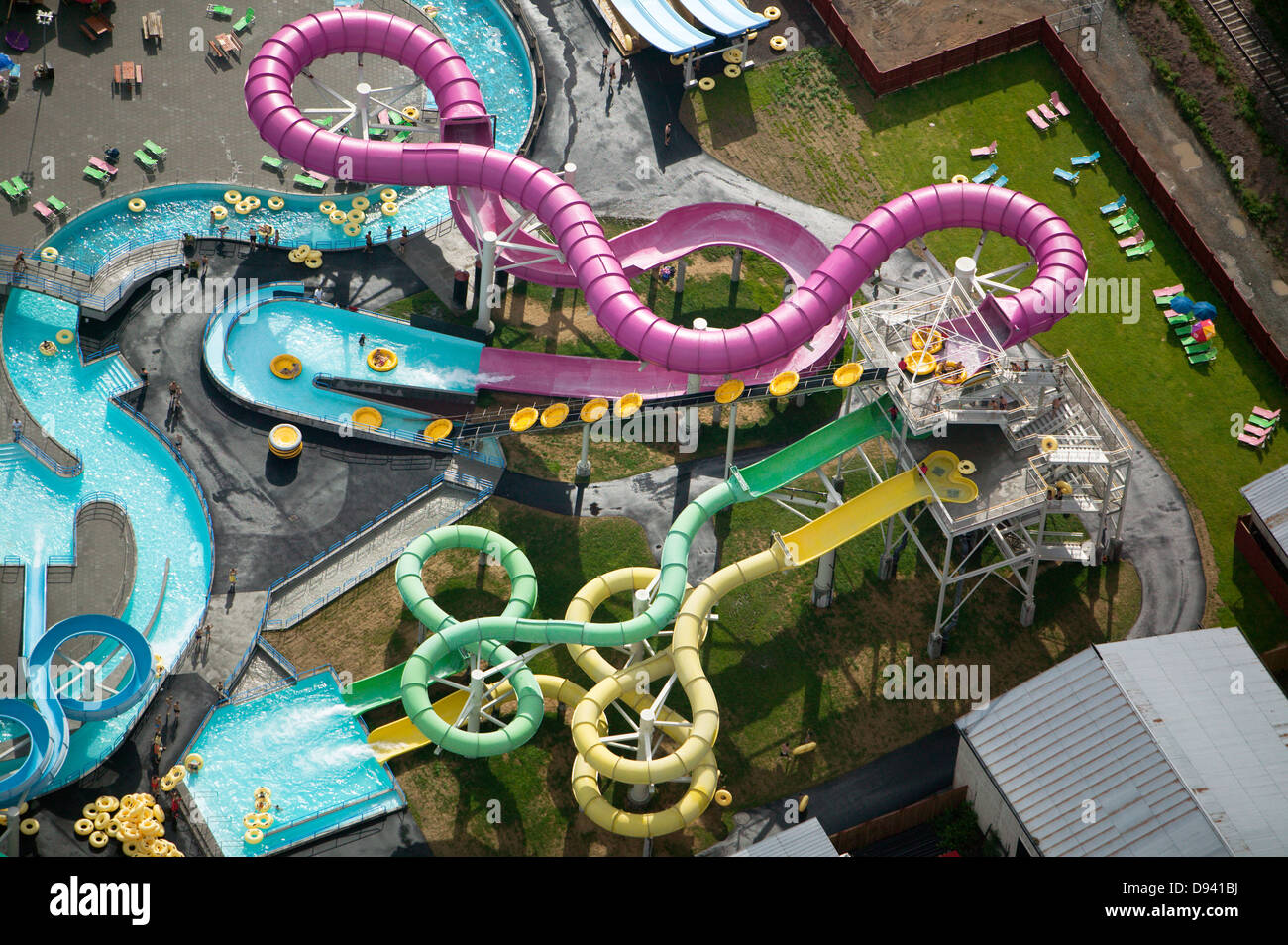 Amusement park, Sunne, Varmland, Sweden Stock Photo - Alamy
