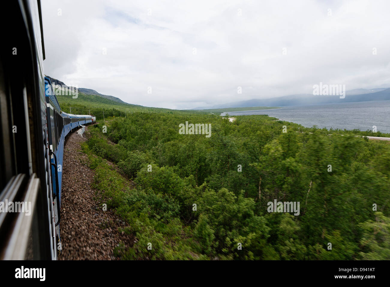 Sweden lapland train hi-res stock photography and images - Alamy