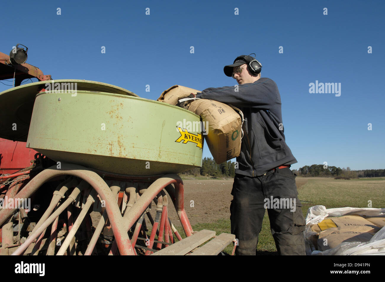 A farmer, Sweden Stock Photo - Alamy