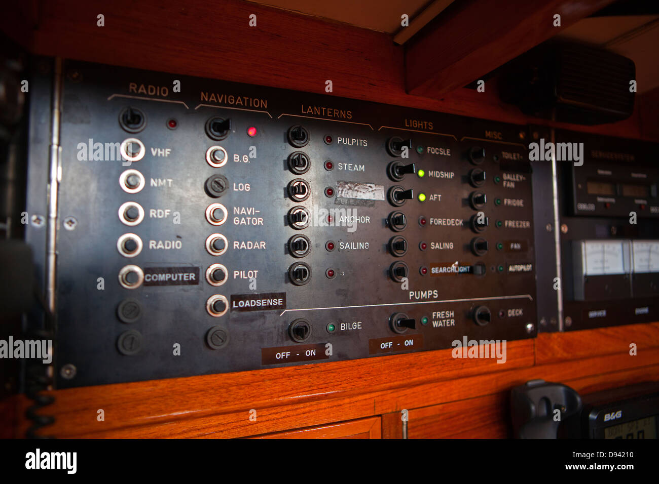 Boat control panel hi-res stock photography and images - Alamy