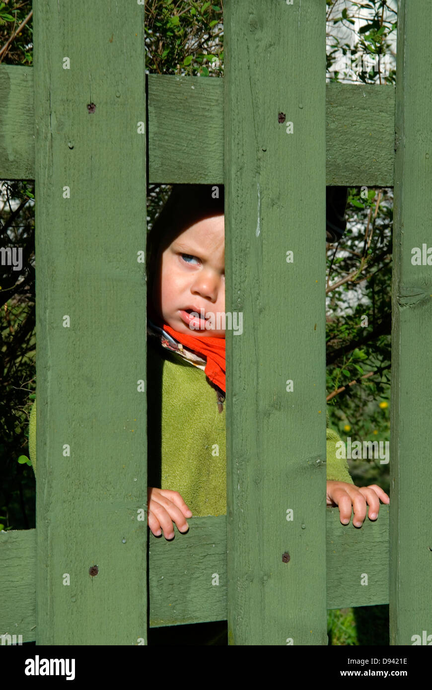 Through fence bars hi-res stock photography and images - Alamy