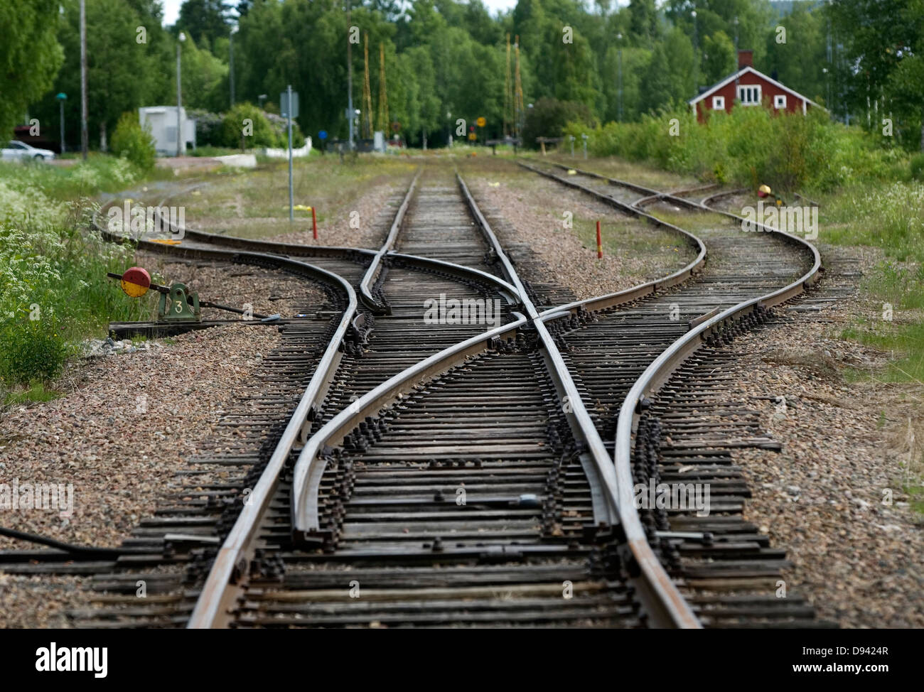 Horizontal railroad track hi-res stock photography and images - Alamy