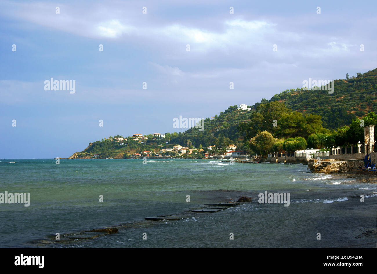 Argasi beach in Zakynthos island, Greece Stock Photo - Alamy