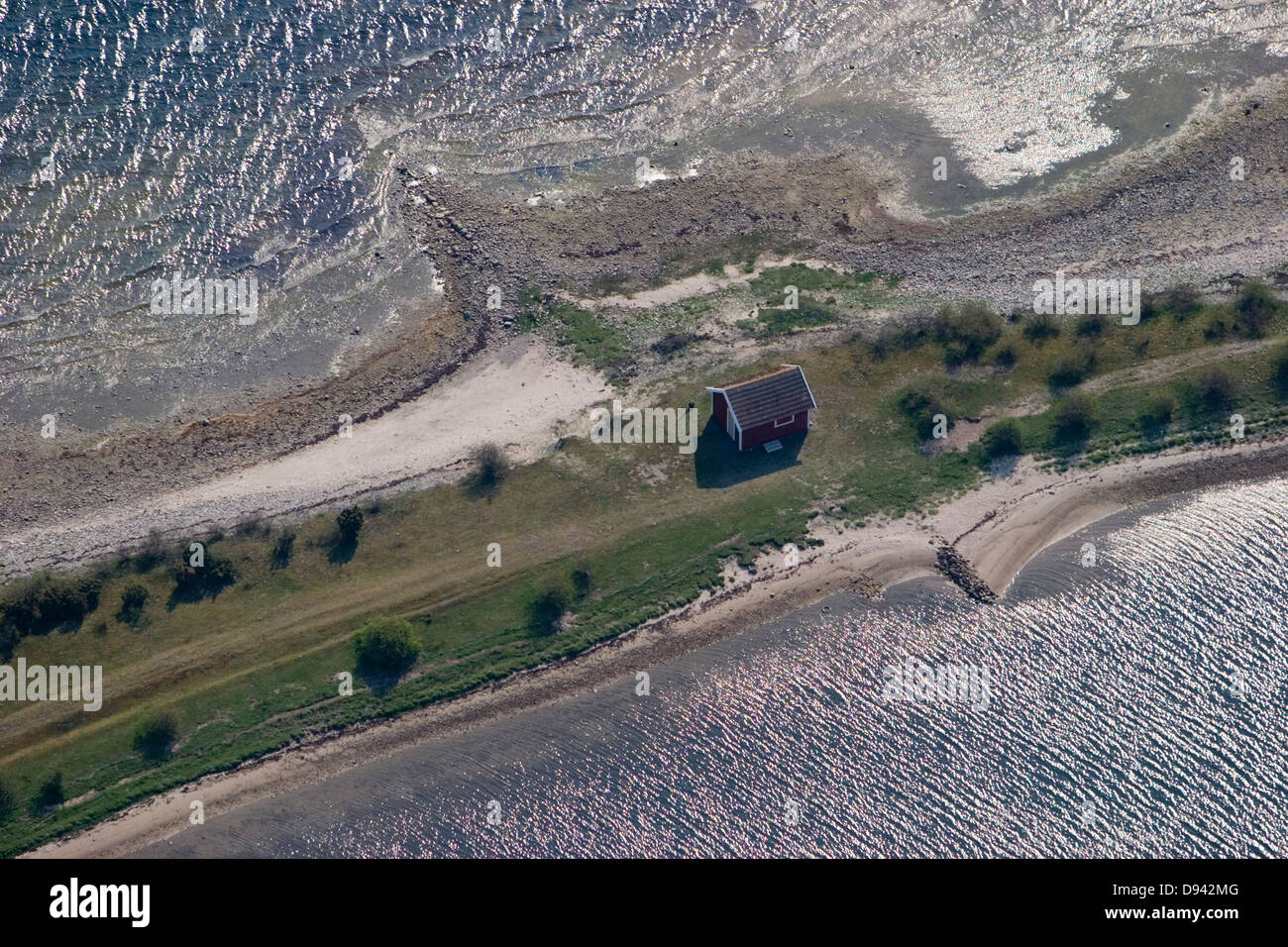 Aerial view of landscape in Blekinge, Sweden Stock Photo - Alamy