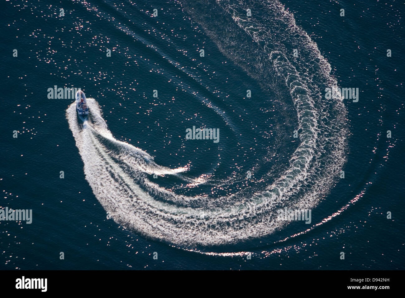 A boat turning, Sweden Stock Photo - Alamy