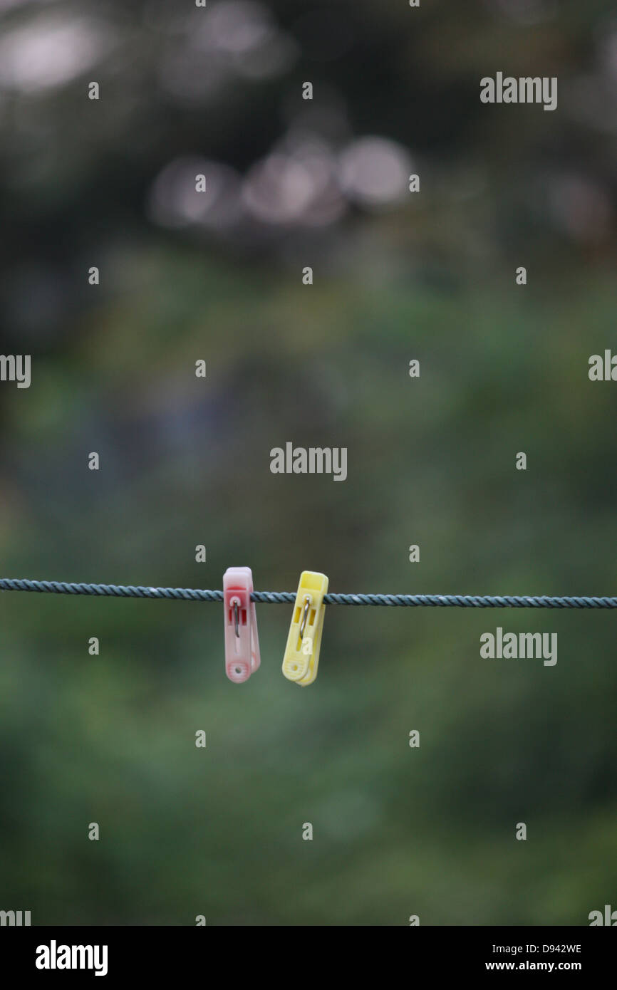 Yellow peg hi-res stock photography and images - Alamy