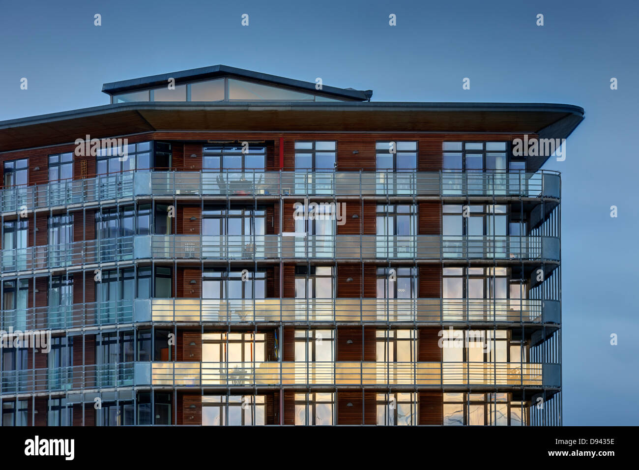 Modern residential building Stock Photo - Alamy