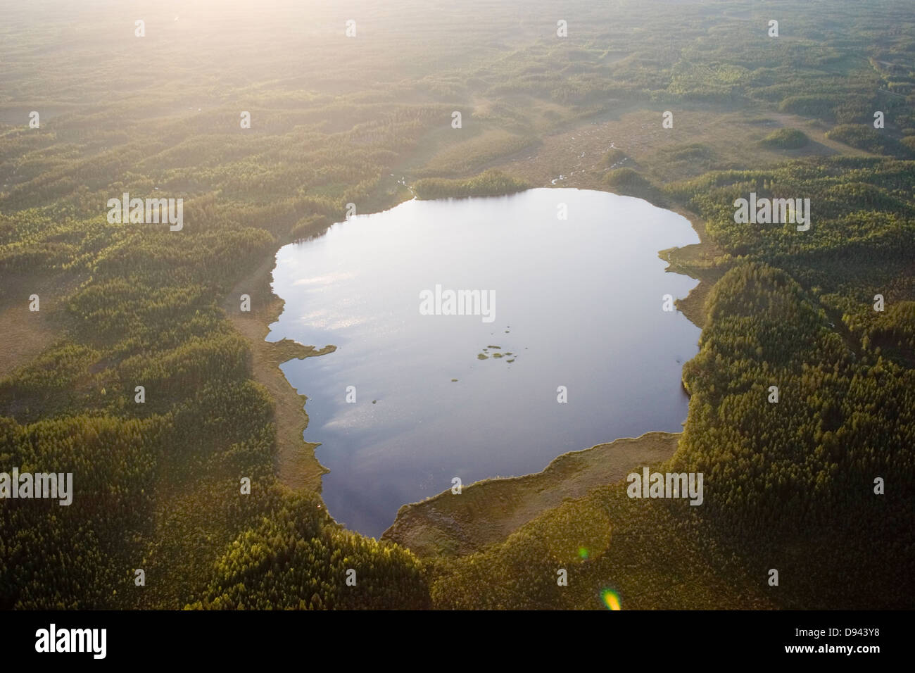 Lake and forest aerial hi-res stock photography and images - Alamy