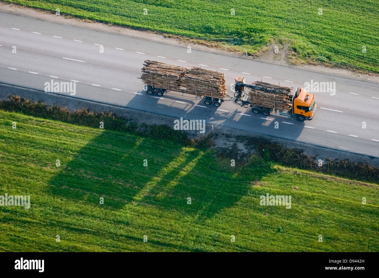 Lorry on a road hi-res stock photography and images - Alamy