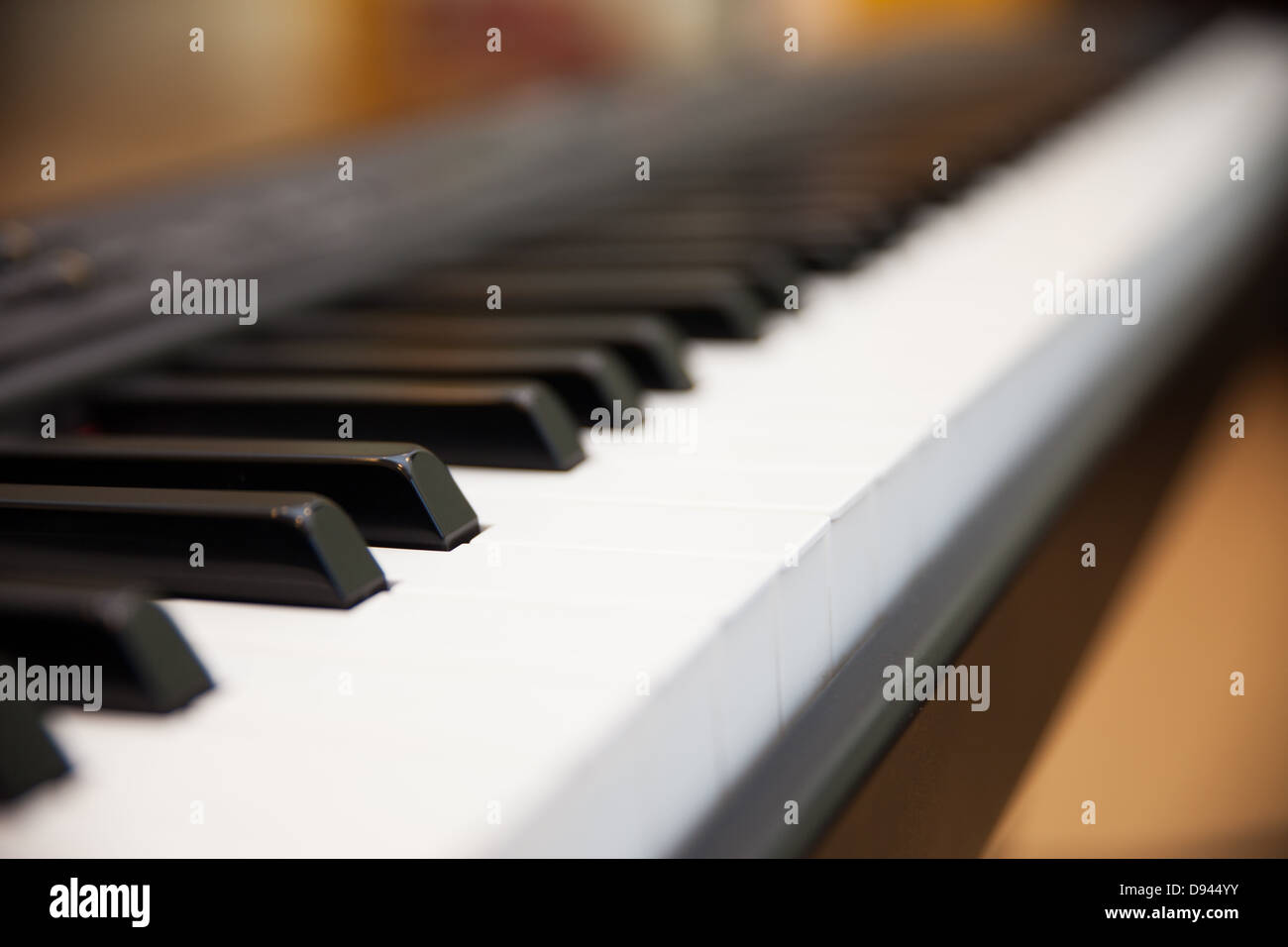 Keyboard of a modern electric piano Stock Photo - Alamy