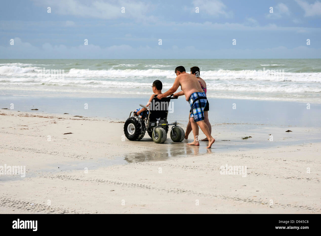 Siesta Key beach after a topical storm and Tornadoes passed through ...