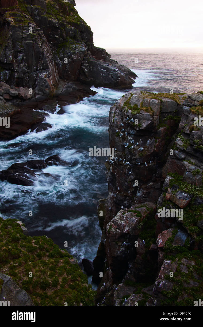 Cliffs by the sea, Norway Stock Photo - Alamy