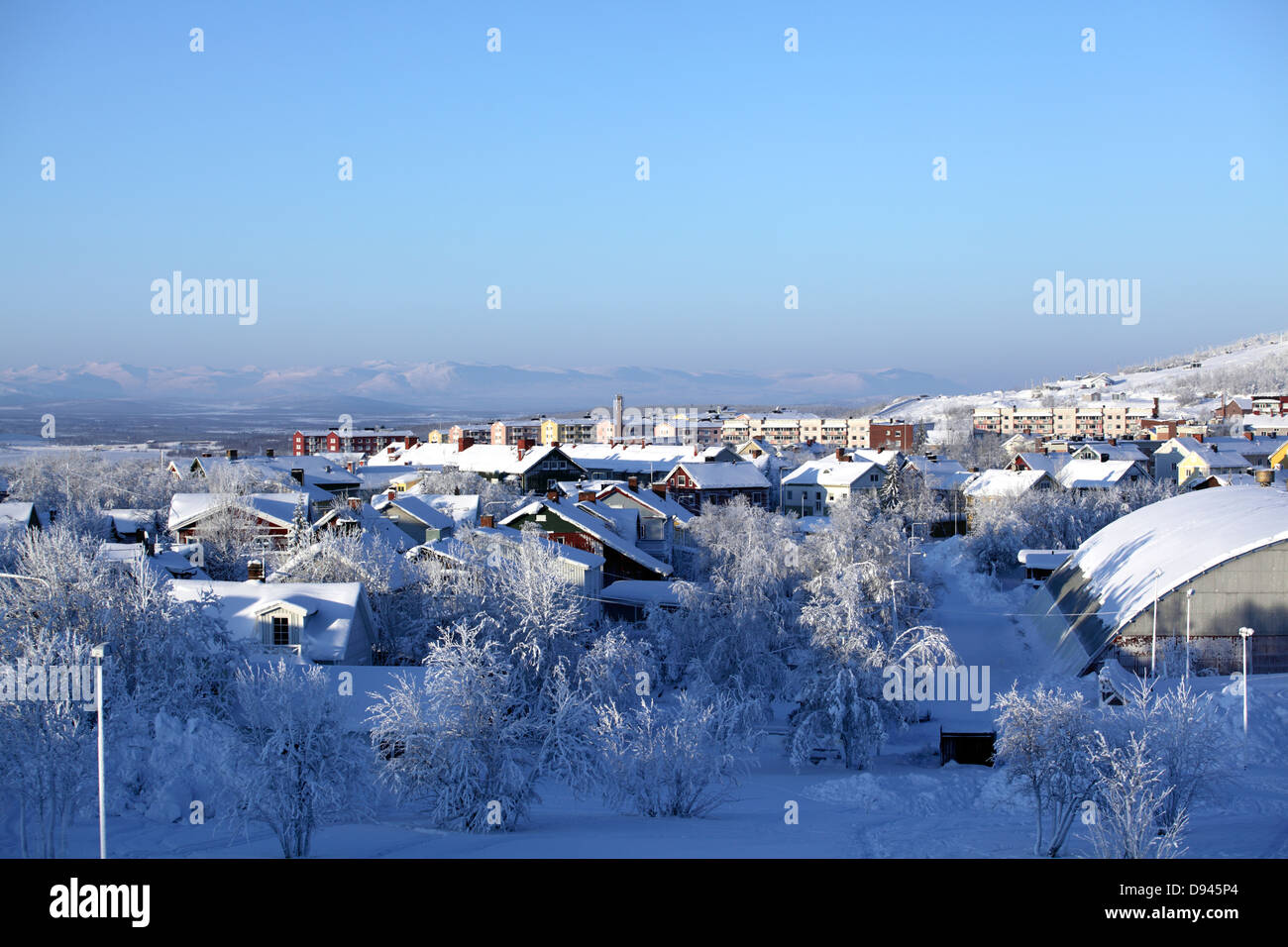 The city covered with snow hi-res stock photography and images - Alamy