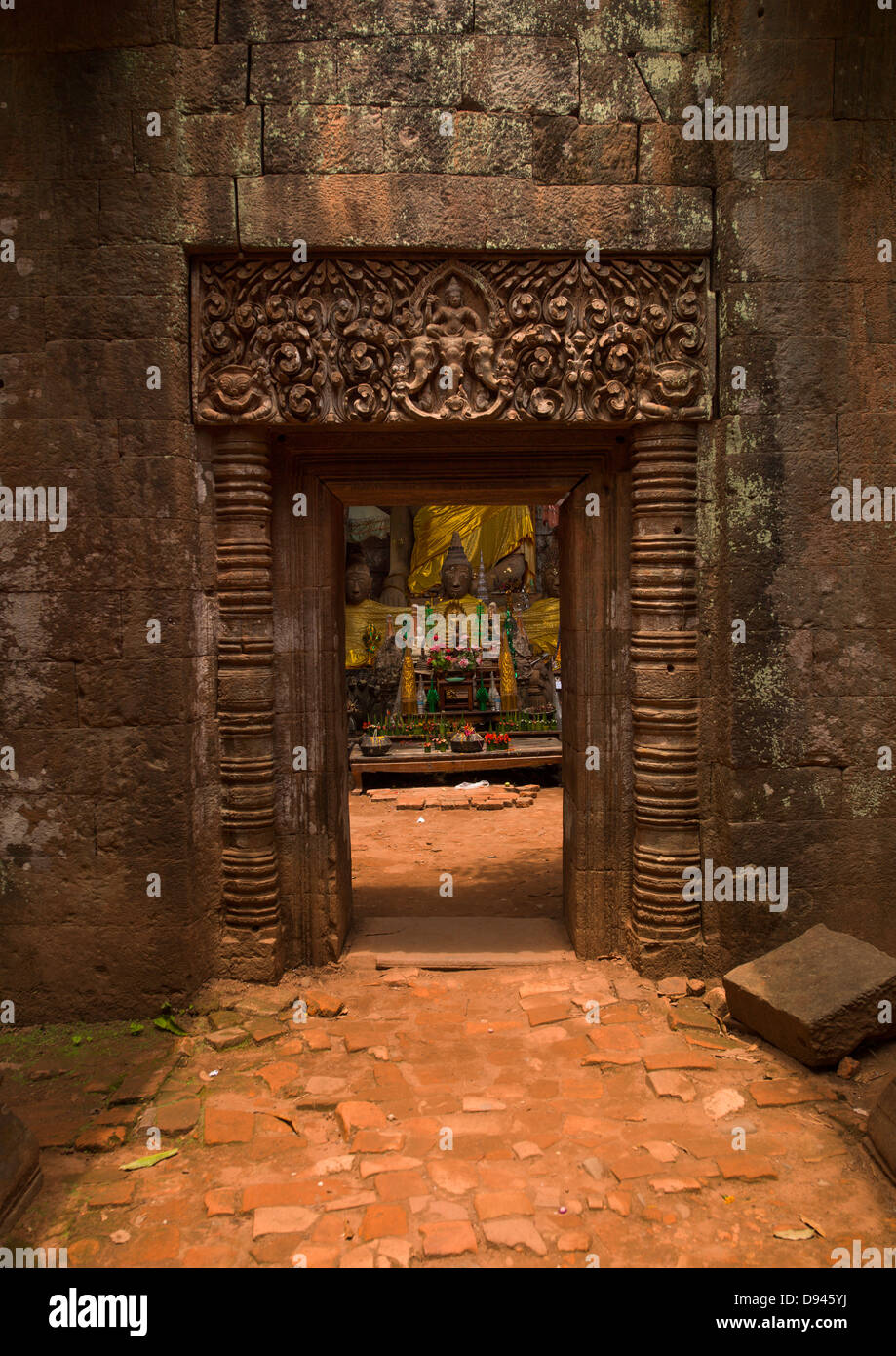 Wat Phu Khmer Temple, Champasak, Laos Stock Photo - Alamy