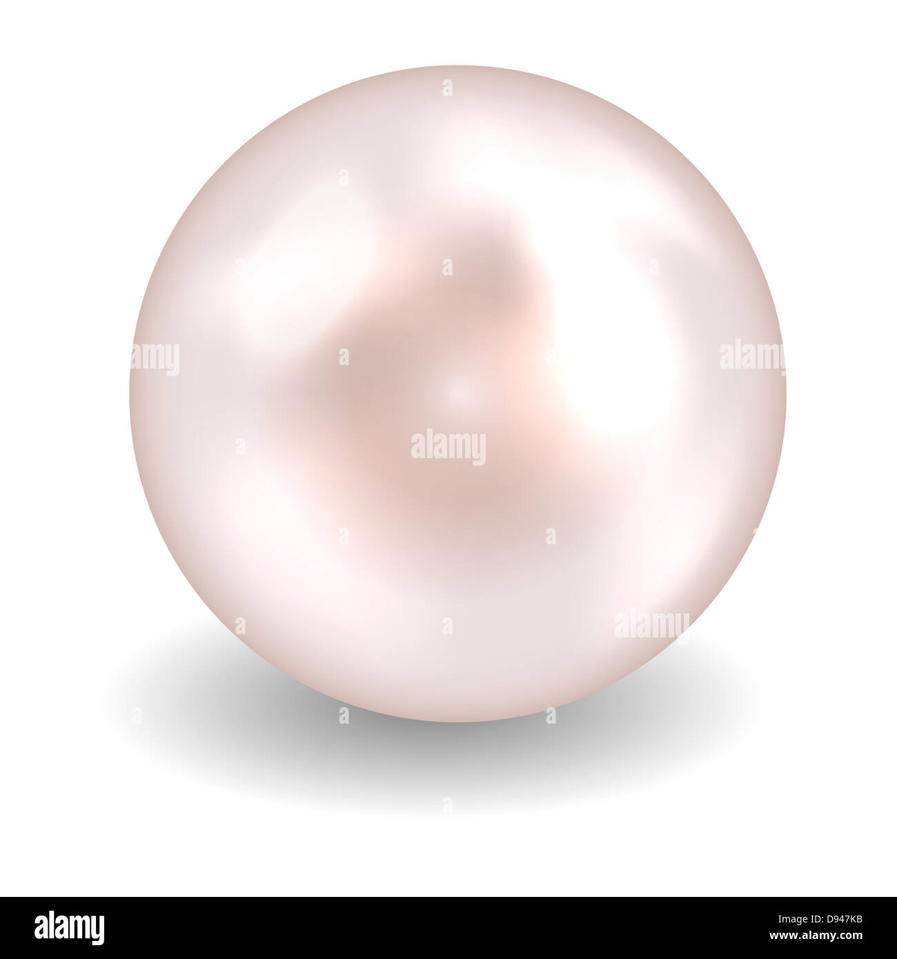 Pearl vector illustration Stock Photo - Alamy