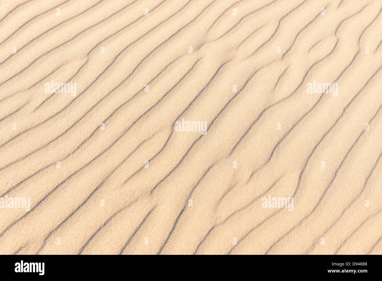 Pattern on sand Stock Photo - Alamy