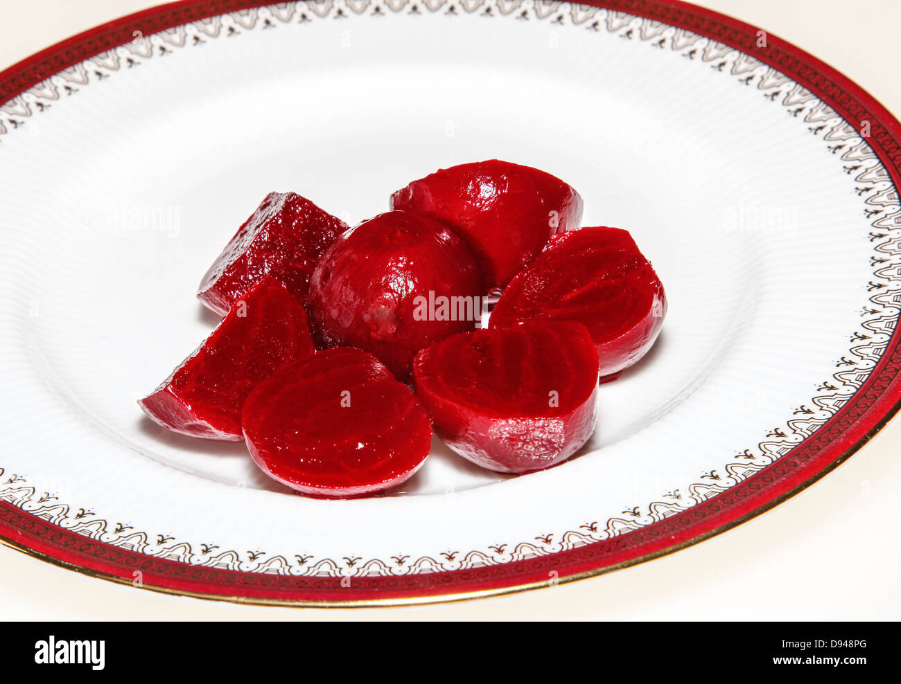 Beets Beetroot's roots; or tuber red pickled vegetable Beet glass bowl ...