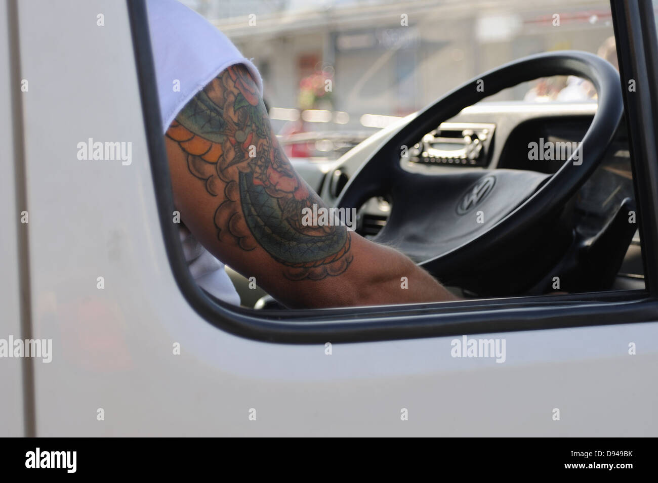 Van driver hi-res stock photography and images - Alamy