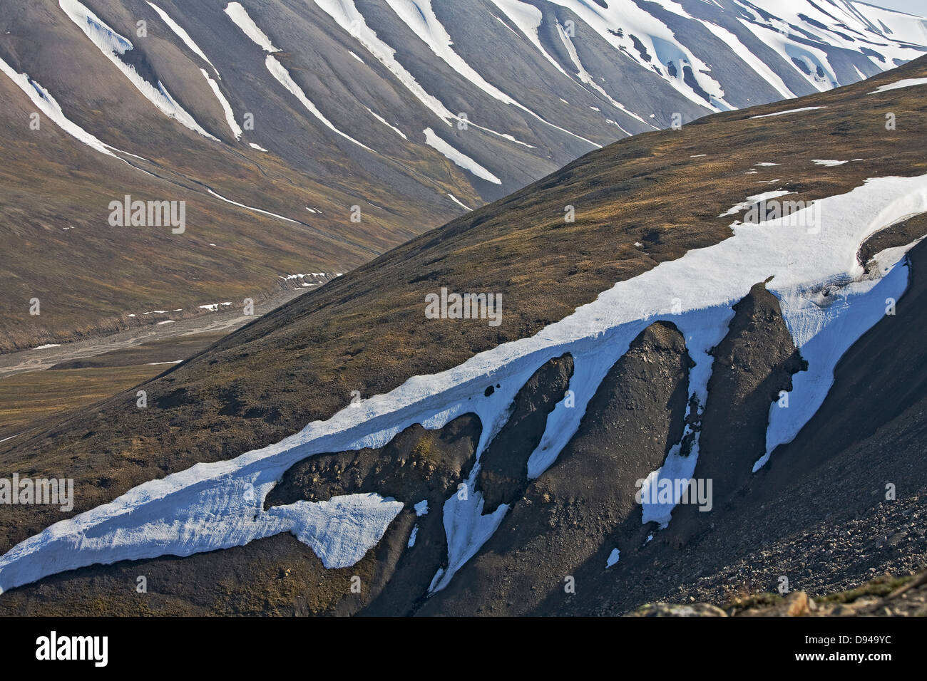 Mountain landscape, Svalbard, Norway Stock Photo - Alamy