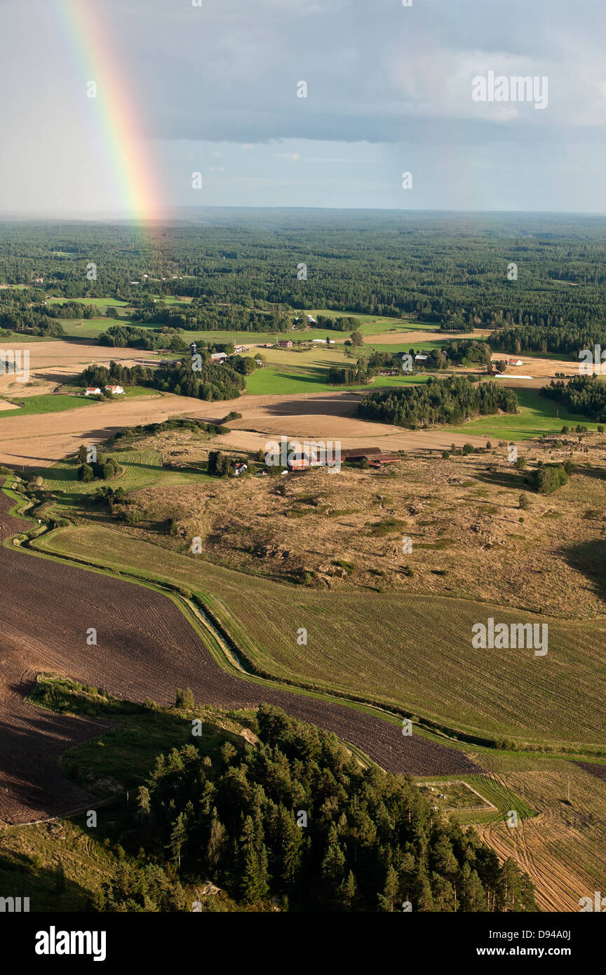 Rainbow above her hi-res stock photography and images - Alamy