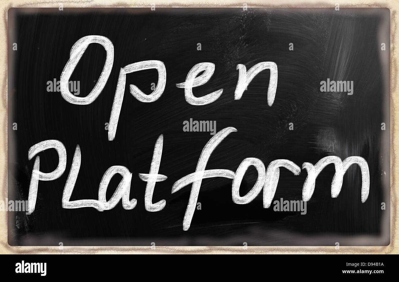 social media concept - text on a blackboard Stock Photo - Alamy