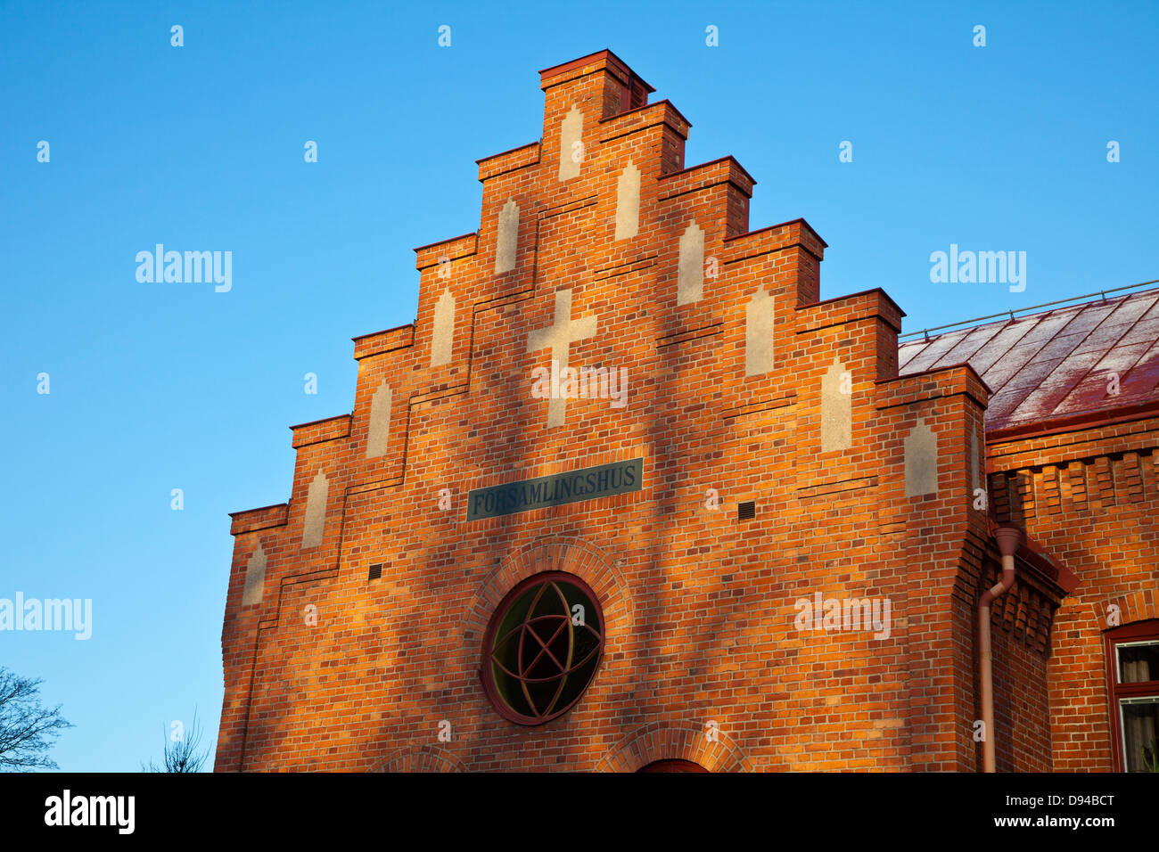 Facade of church Stock Photo - Alamy