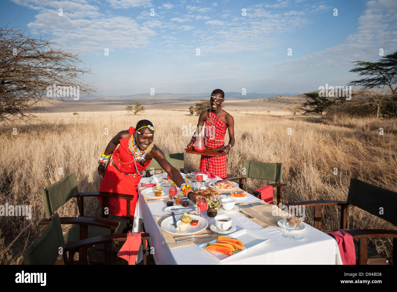 Safari breakfast hi-res stock photography and images - Alamy